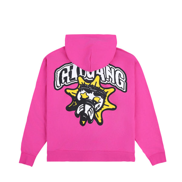 Logo Zip Up Hoodie (Pink)