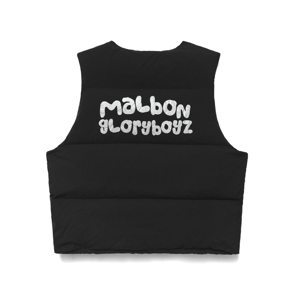 Malbon x Gloryboyz Puffer Vest (Black)