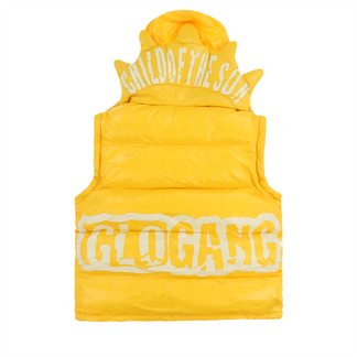 Glocler Flare Collar Puffer Jacket (Yellow) – Glo Gang Worldwide